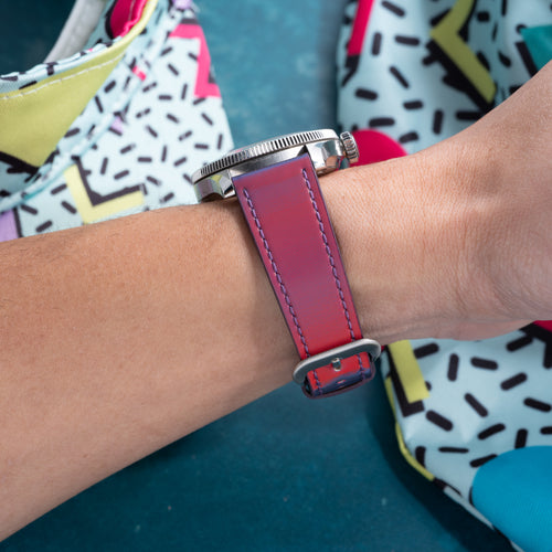 Rubystone Red Matrix Strap – Analog:Shift