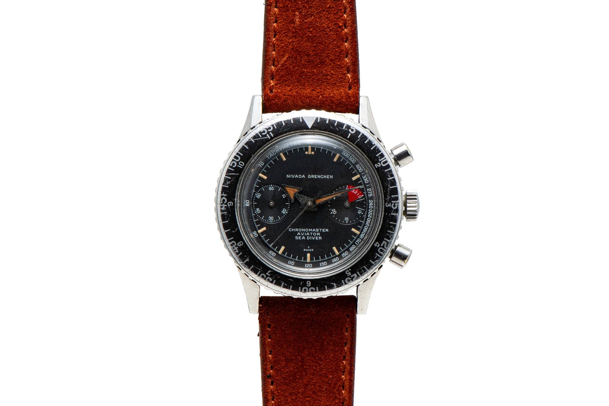Nivada Grenchen Chronomaster Aviator Sea Diver Chronograph – Analog:Shift