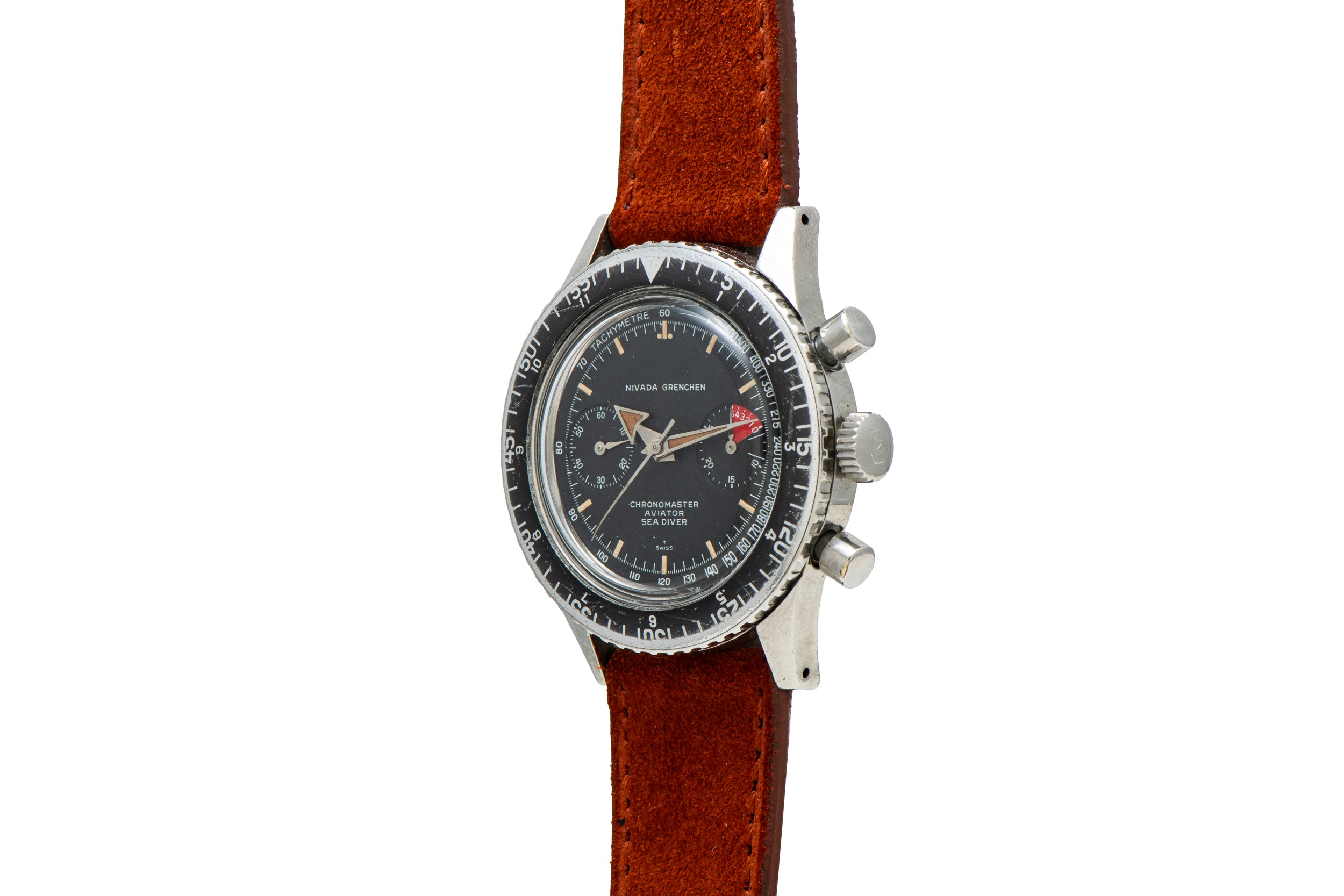 Nivada Grenchen Chronomaster Aviator Sea Diver Chronograph – Analog:Shift