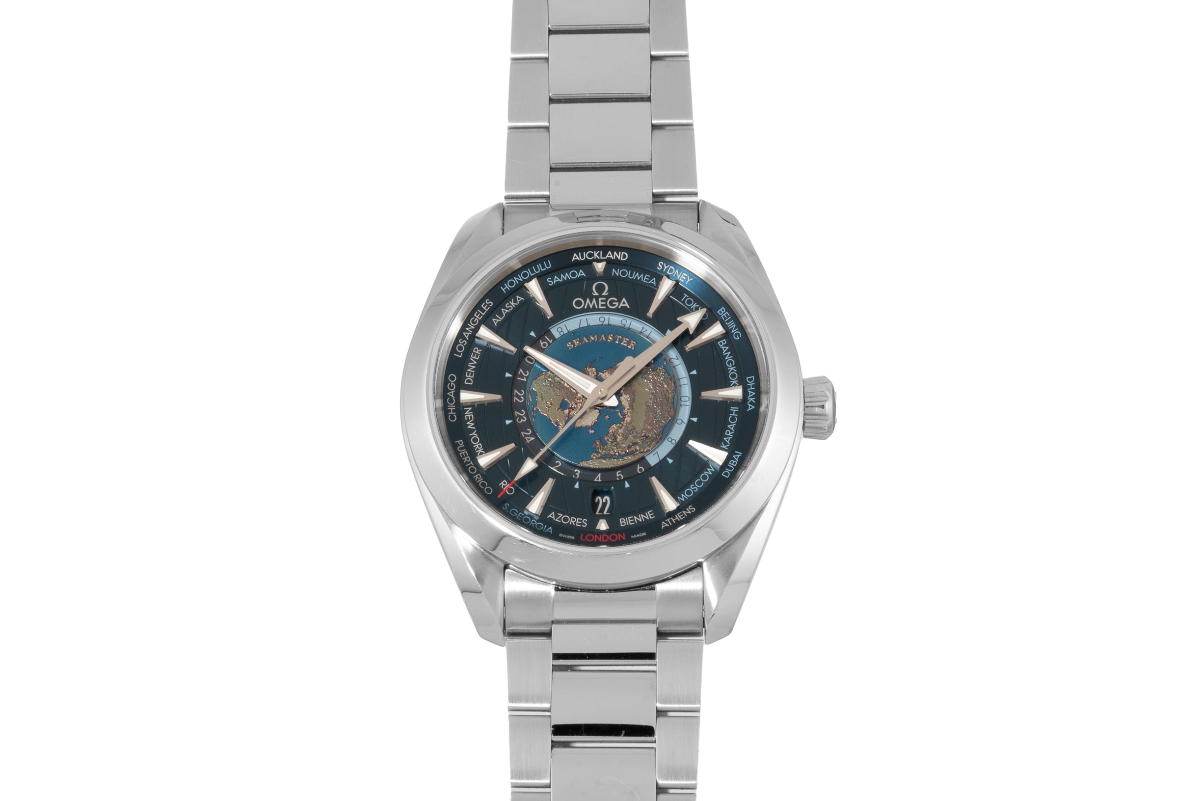Omega Seamaster Aqua Terra GMT World Timer – Analog:Shift
