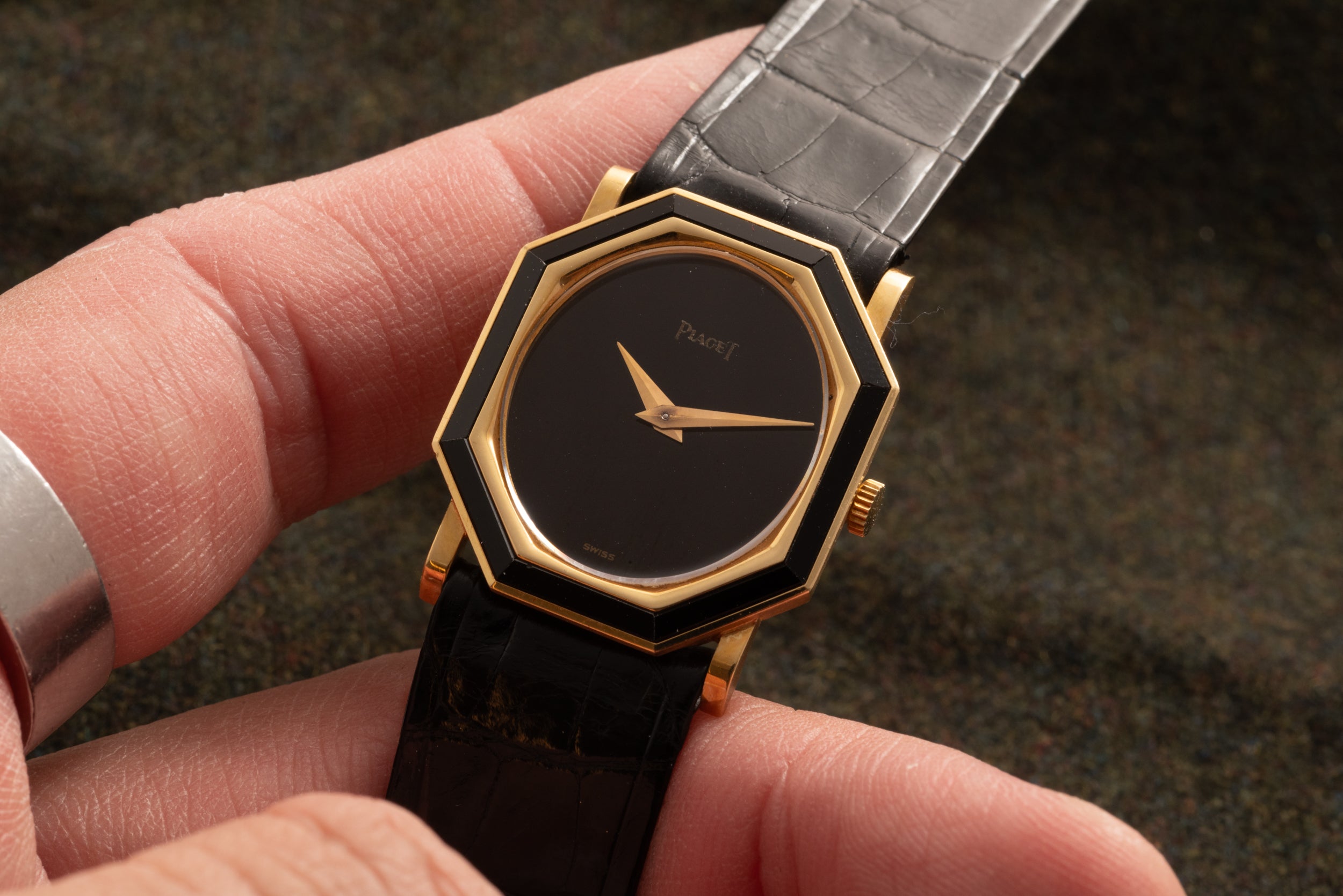 Piaget 'Onyx' Octagonal Dress Watch – Analog:Shift