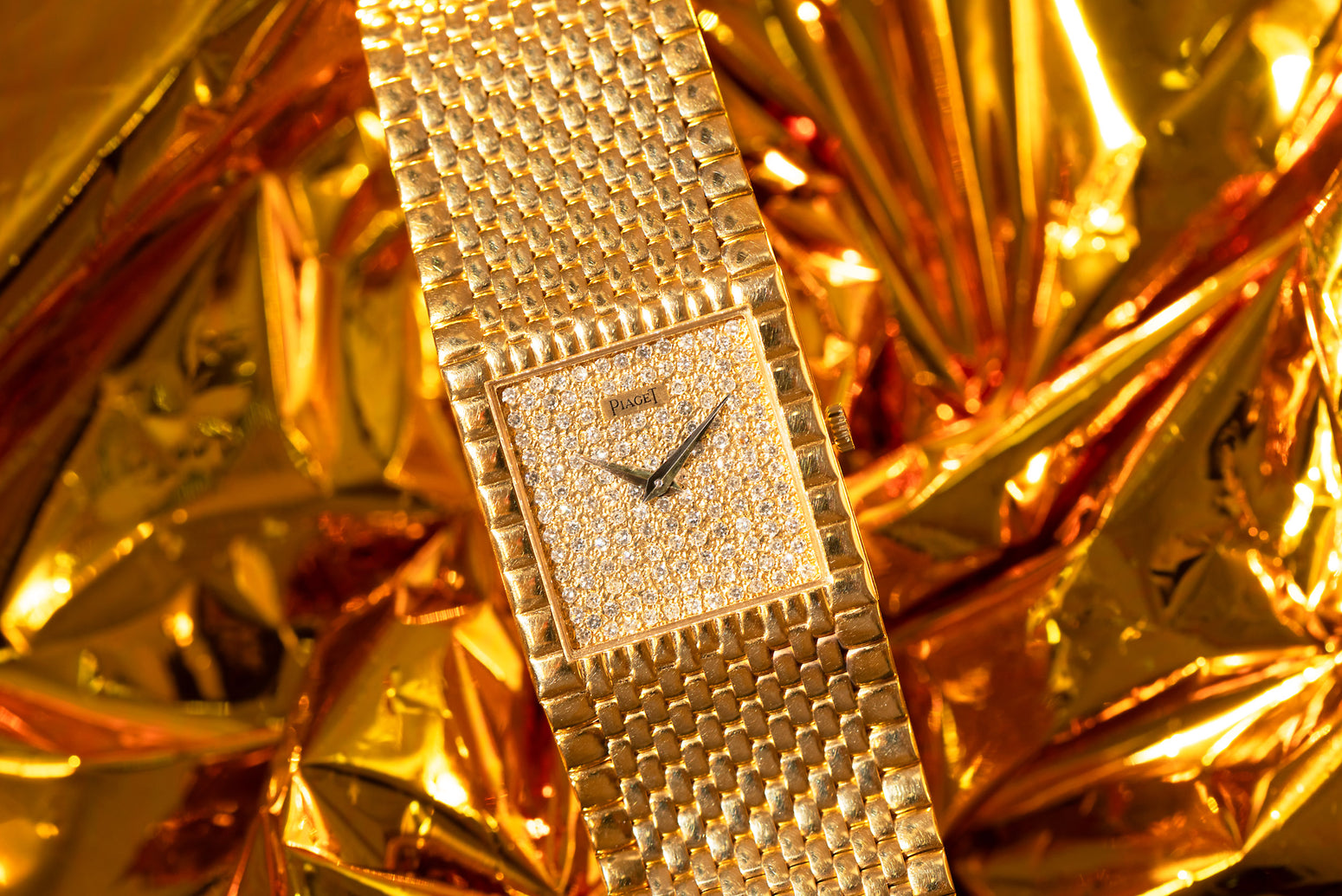 Piaget Polo Pave Diamond Dial – Analog:Shift