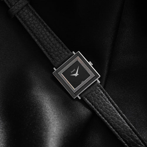 Piaget White Gold Onyx Dial Hobnail – Analog:Shift