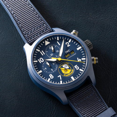IWC Pilot's Chronograph Top Gun 'Blue Angels' – Analog:Shift
