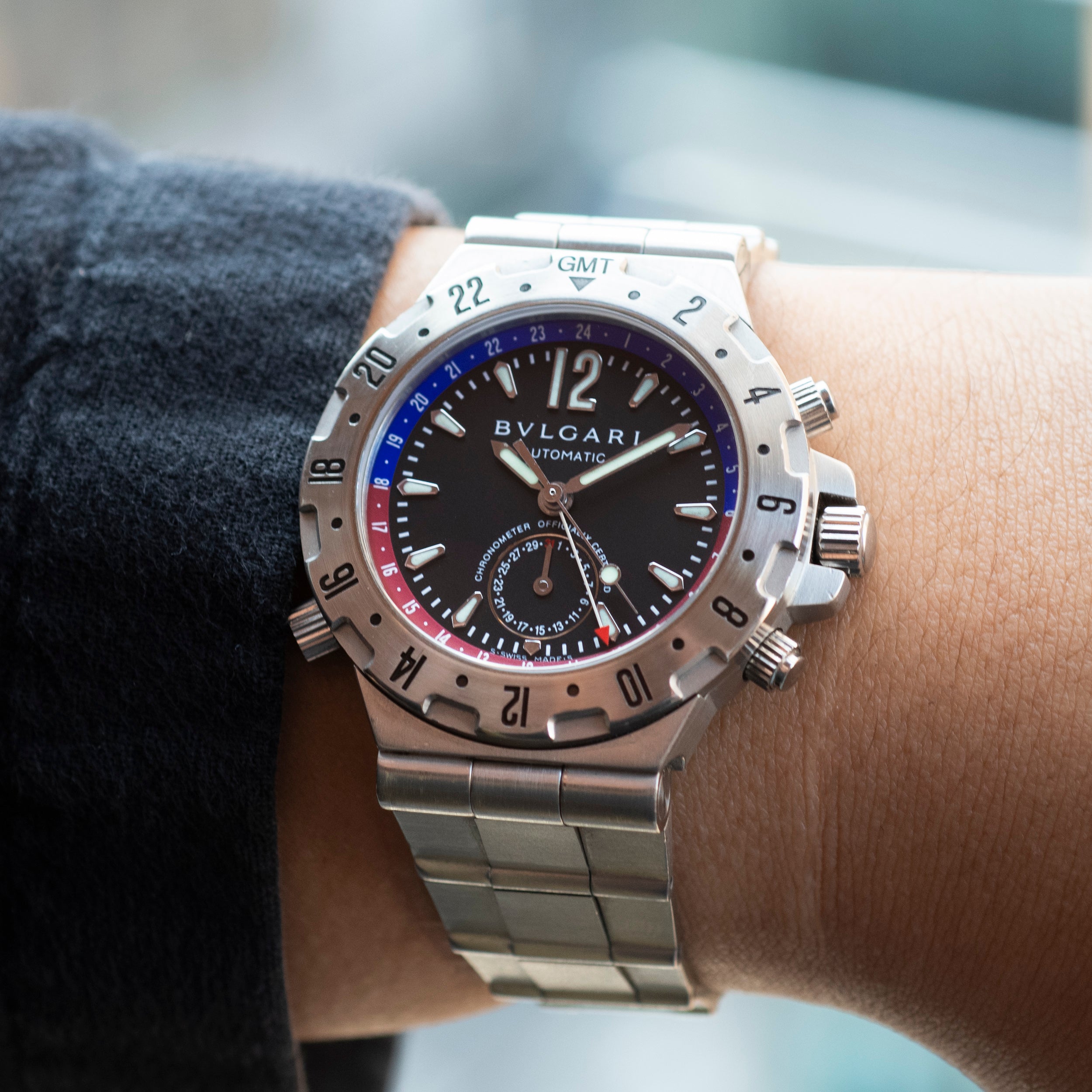 Bulgari Diagono 'Pepsi' GMT – Analog:Shift