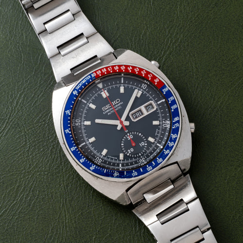 Seiko 'Blue Pogue' Chronograph – Analog:Shift