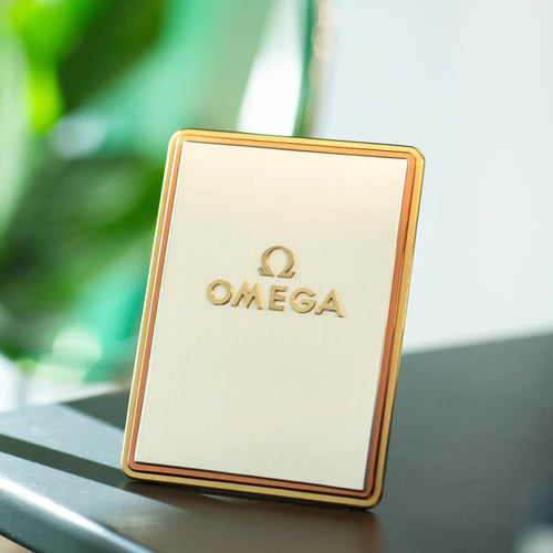 Omega Brass Display Plaque – Analog:Shift