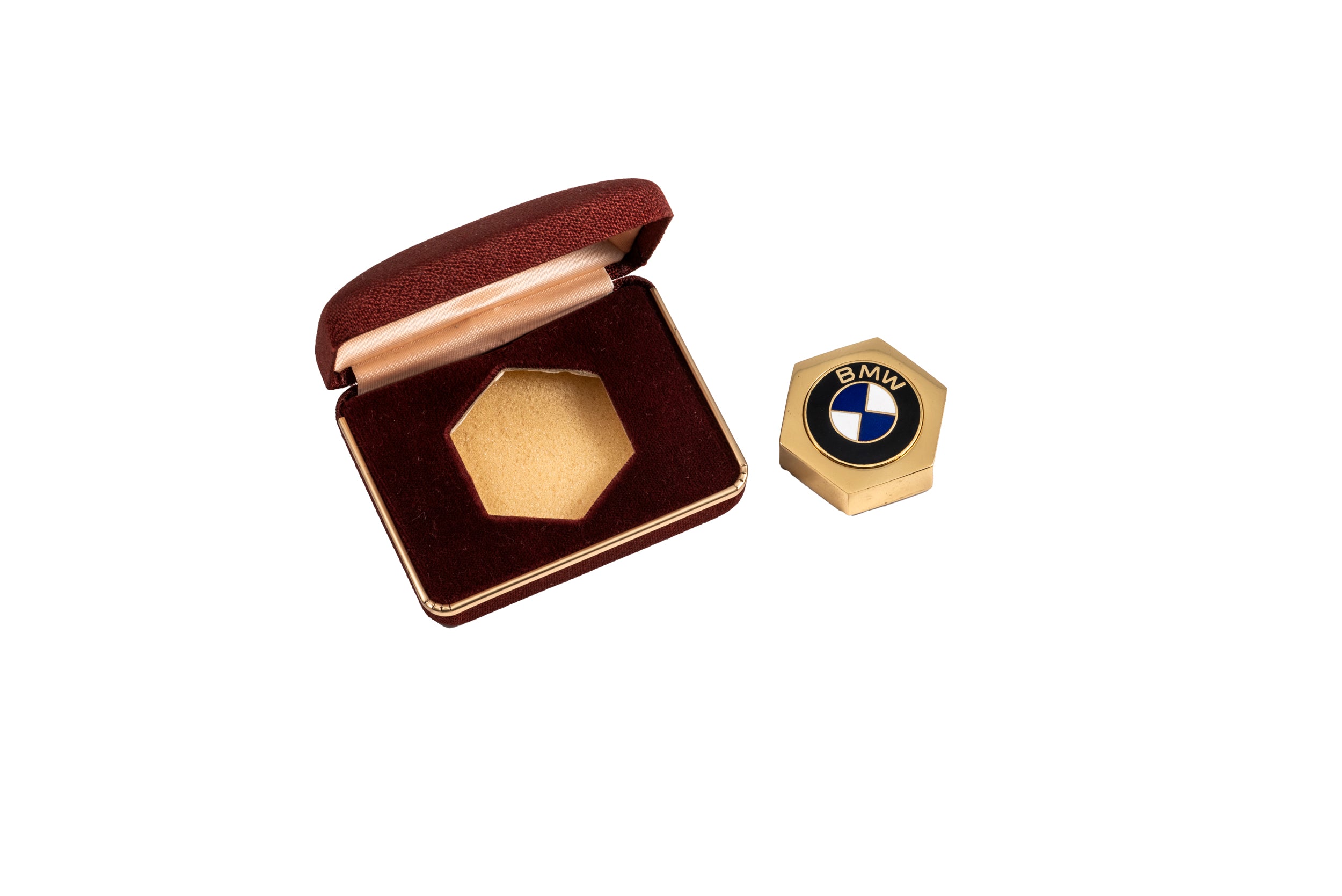 BMW Brass & Enamel Paperweight – Analog:Shift