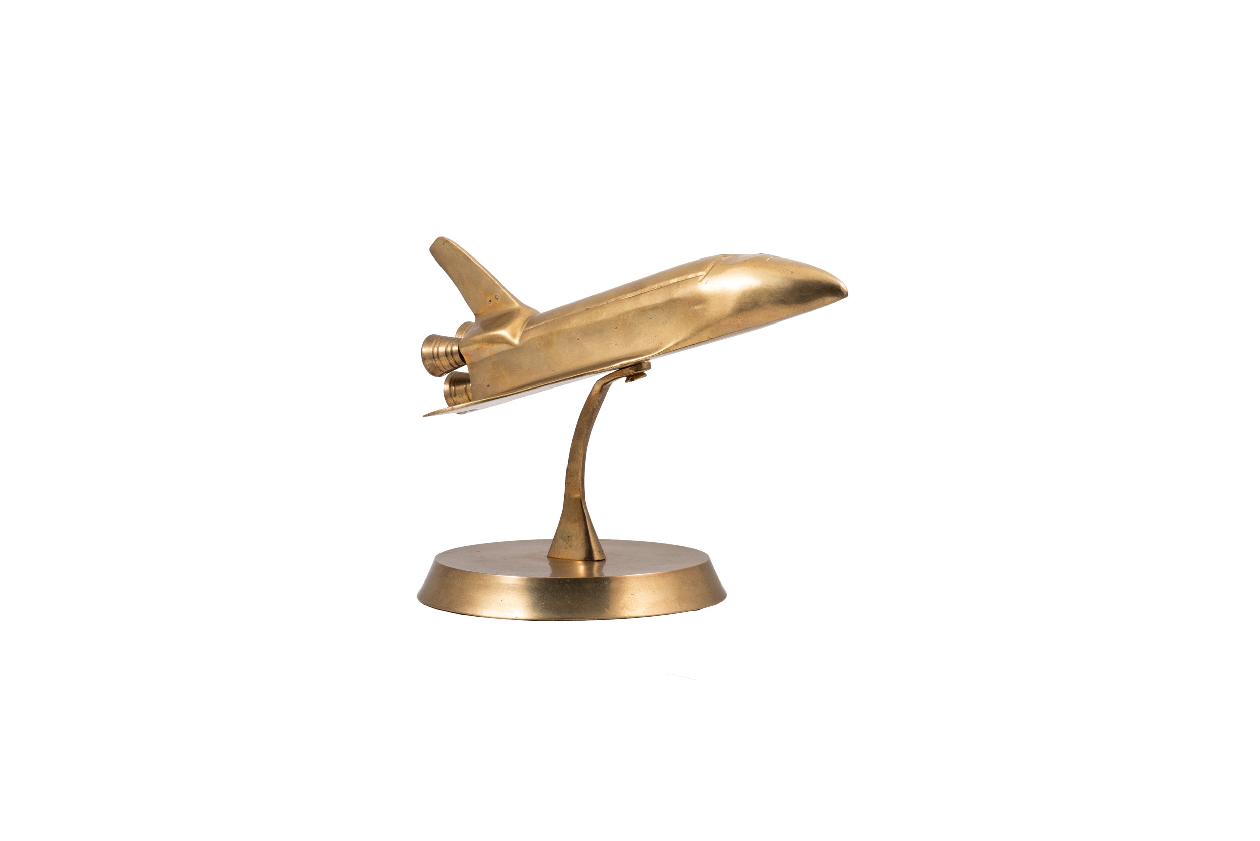 Brass Space Shuttle Sculpture – Analog:Shift