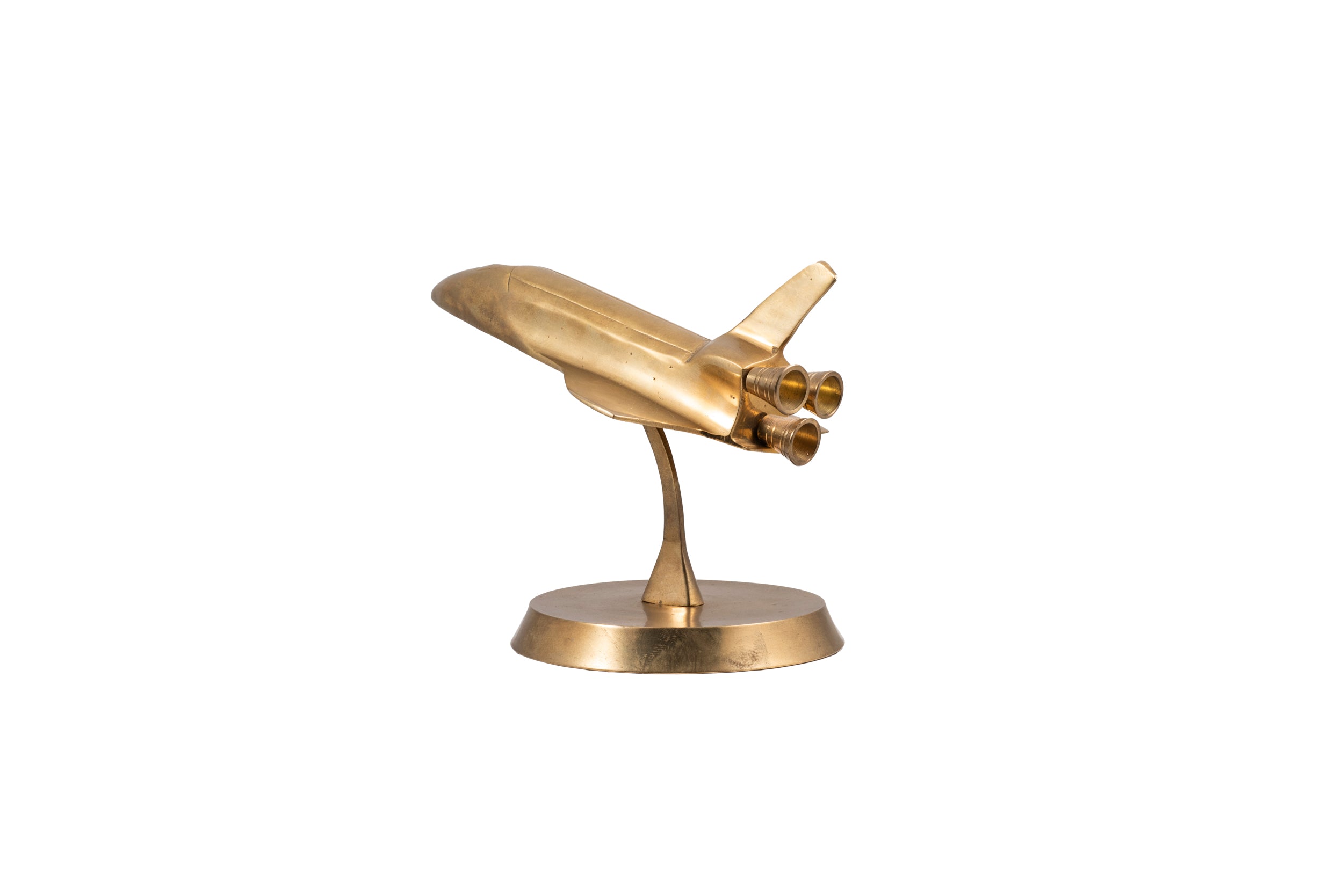 Brass Space Shuttle Sculpture – Analog:Shift