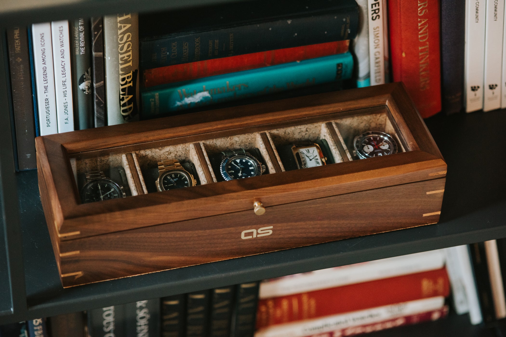 WOLF X Analog:Shift Flatiron II 5-Piece Watch Box