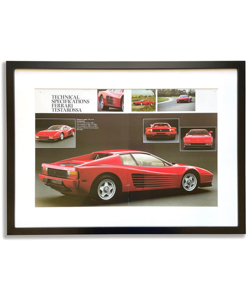 Ferrari Testarossa 'Technical Specifications' – Analog:Shift