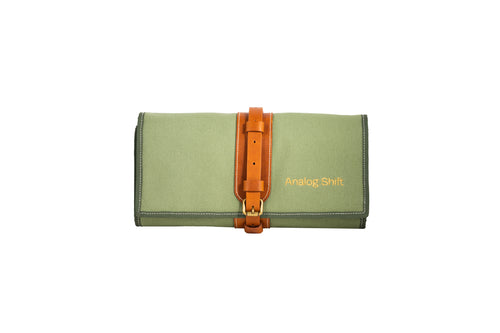 24-Piece Canvas Watch Roll – Analog:Shift