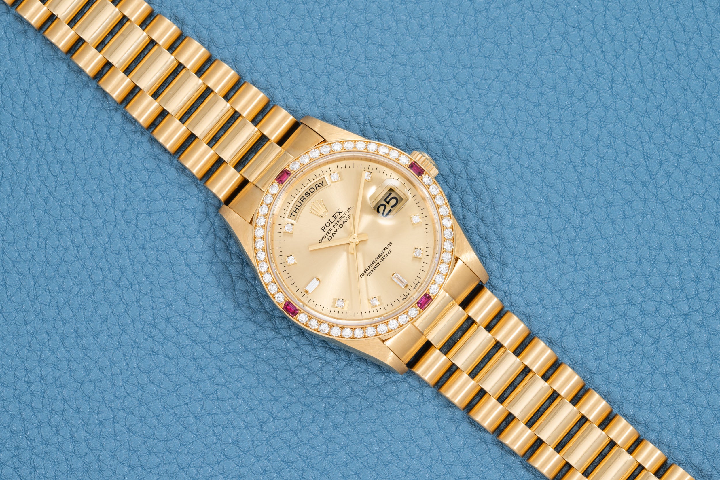 Rolex Day-Date 'Diamonds & Rubies' – Analog:Shift
