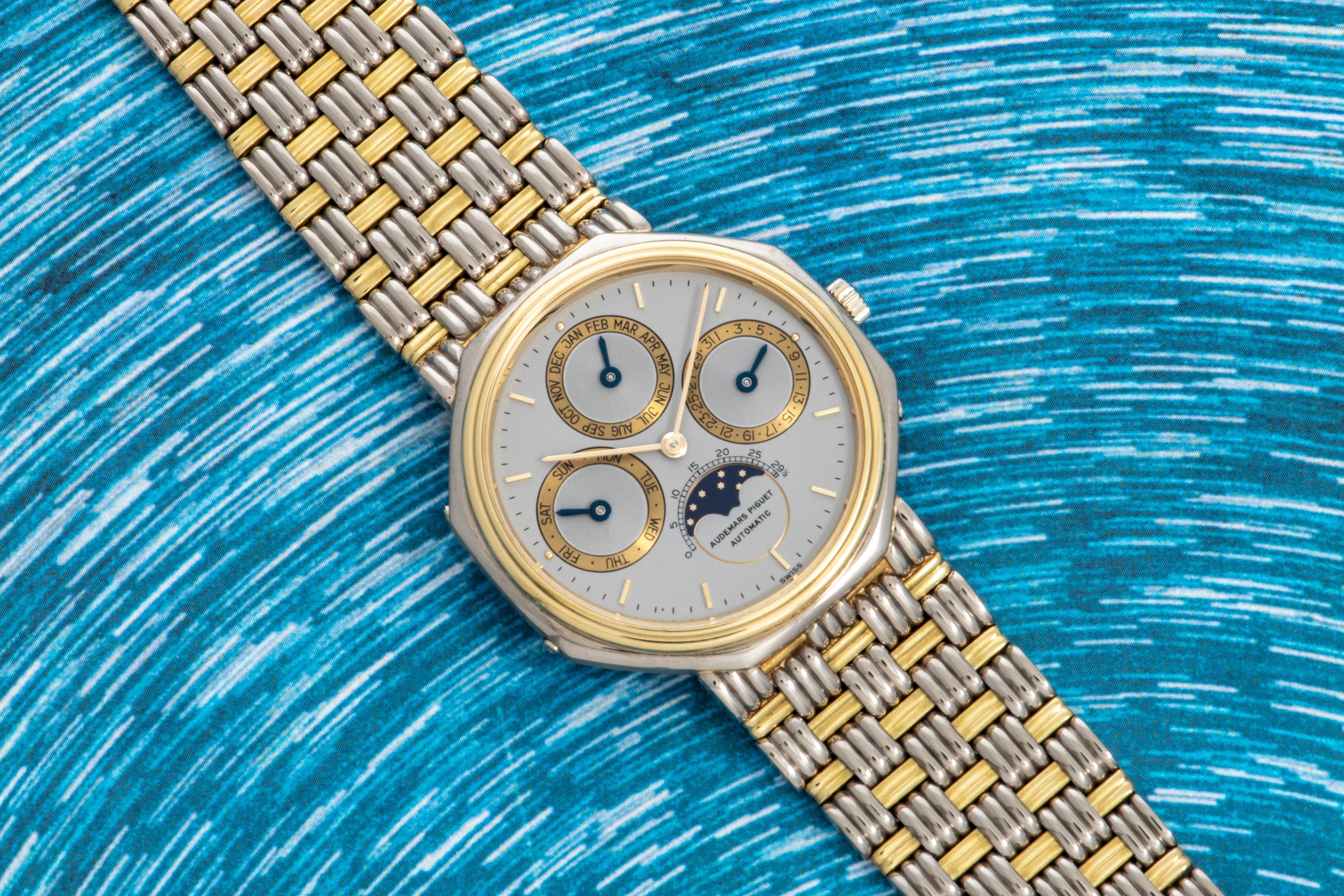 Audemars Piguet Solid Gold Octagonal Perpetual Calendar Moonphase ...