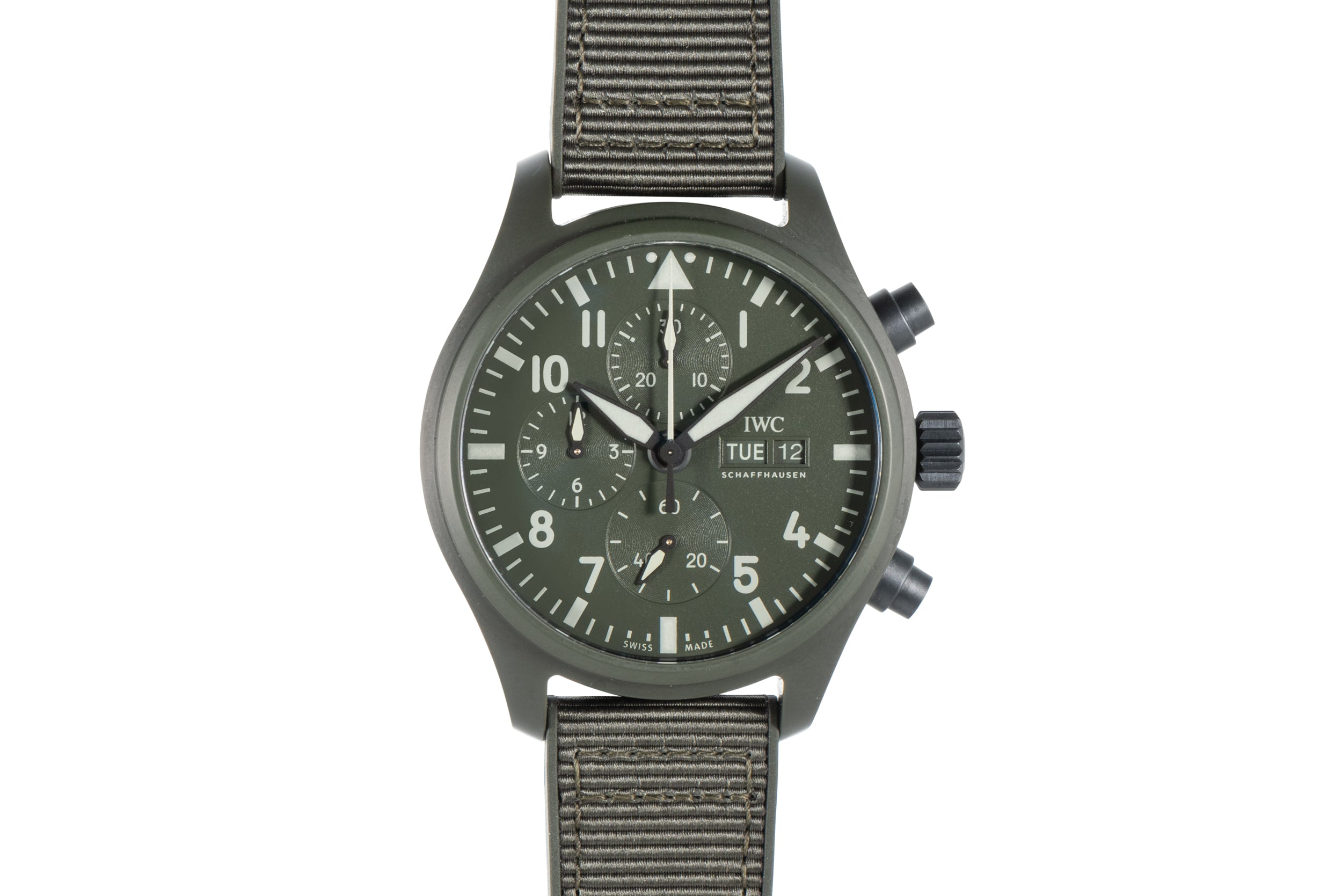 IWC Pilot's Chronograph Top Gun 'Woodland' – Analog:Shift