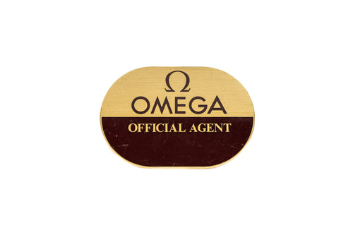 Omega Brass 'Official Agent' Signage – Analog:Shift