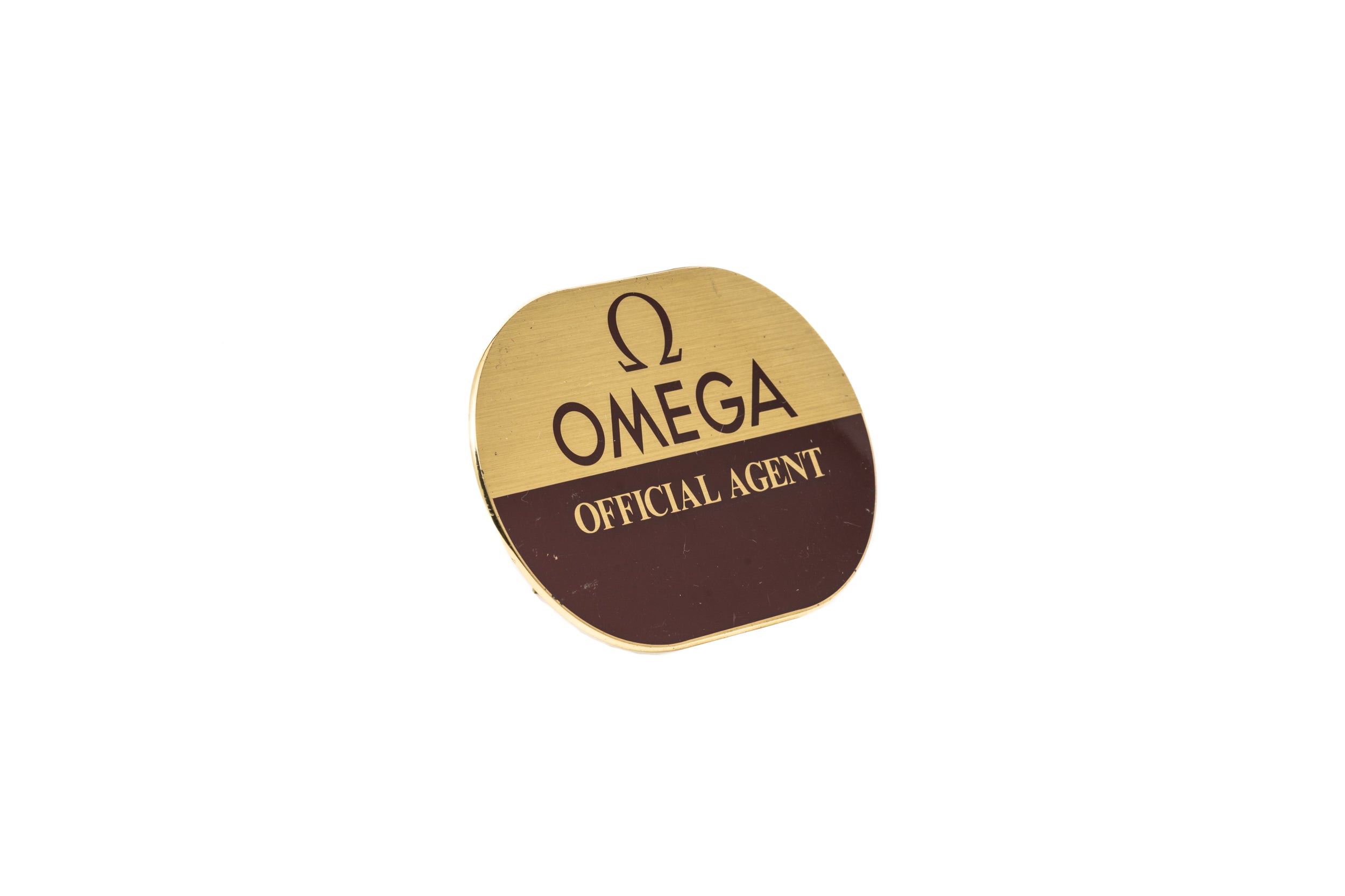 Omega Brass 'Official Agent' Signage – Analog:Shift