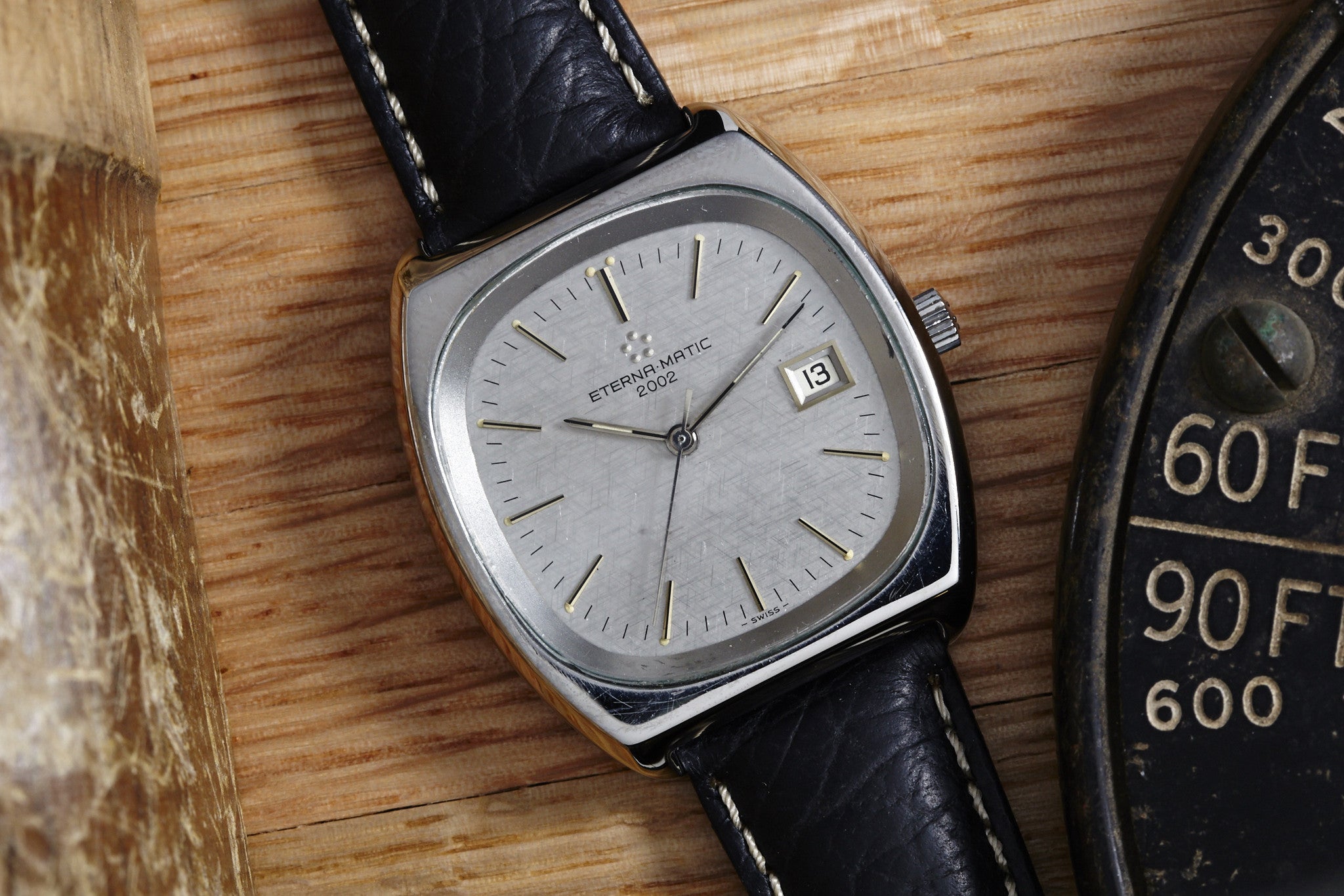 Eterna-matic 2002 Silver Textured Dial – Analog:Shift