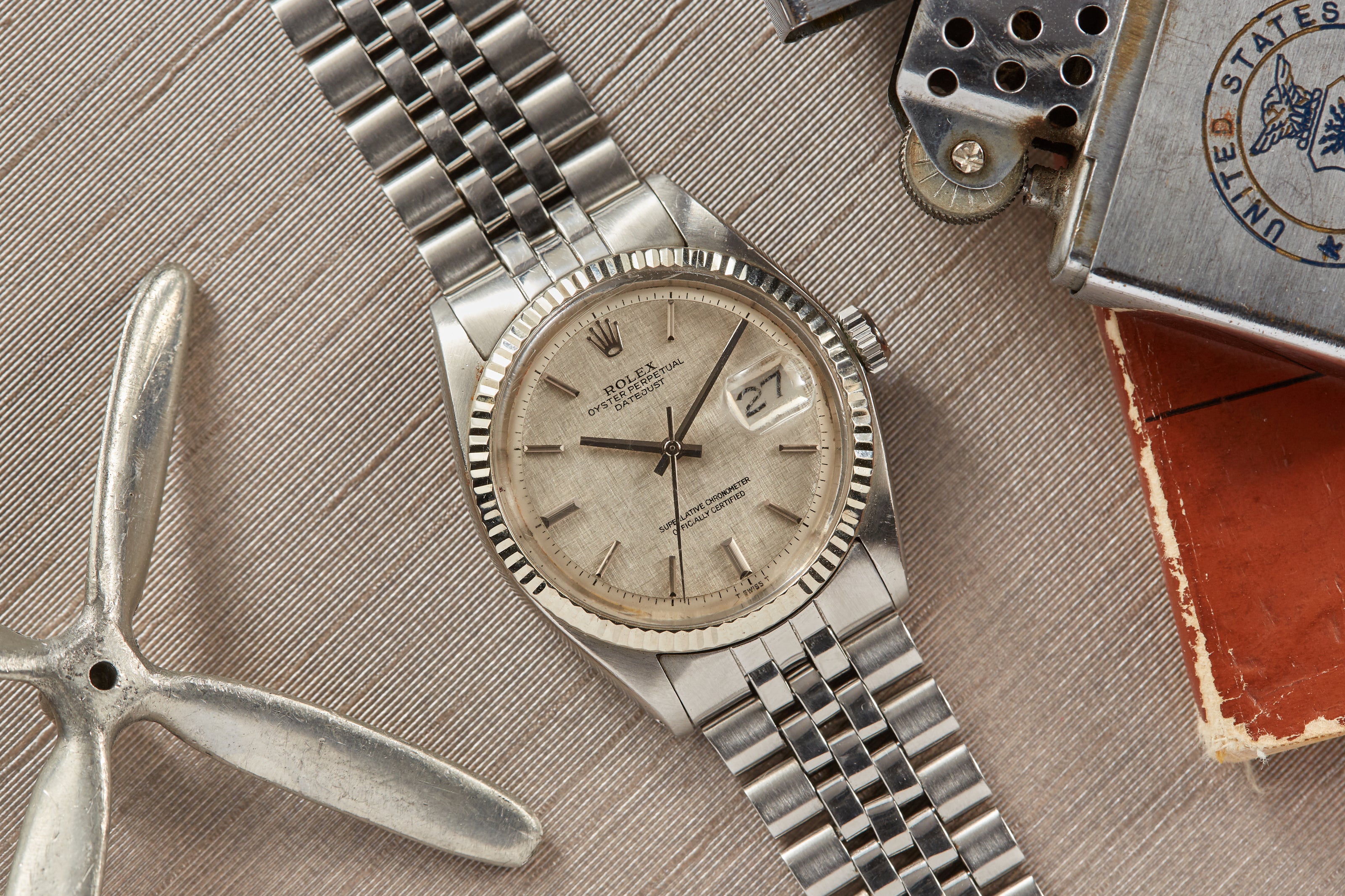 Rolex Linen Dial Datejust – Analog:Shift