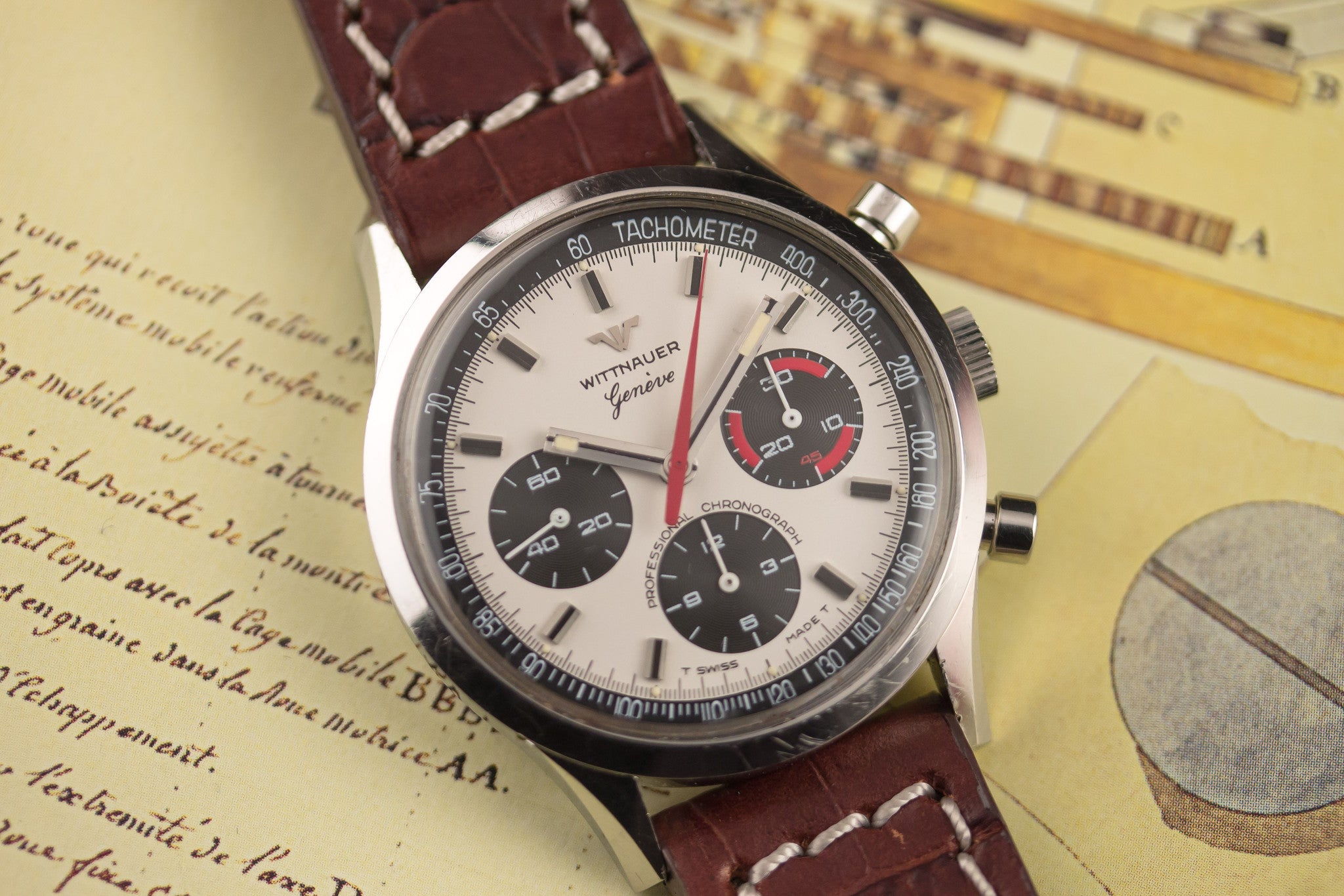 Wittnauer "Panda Dial" Chronograph Ref. 8024 – Analog:Shift