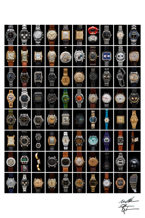 A Man And His Watch - Signed Art Print Poster – Analog:Shift